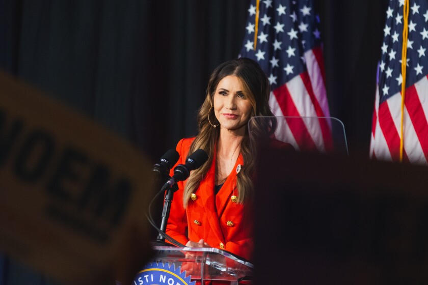 DNC spotlights abortion schism between Kristi Noem, Ron DeSantis DNC spotlights abortion schism between Kristi Noem, Ron DeSantis