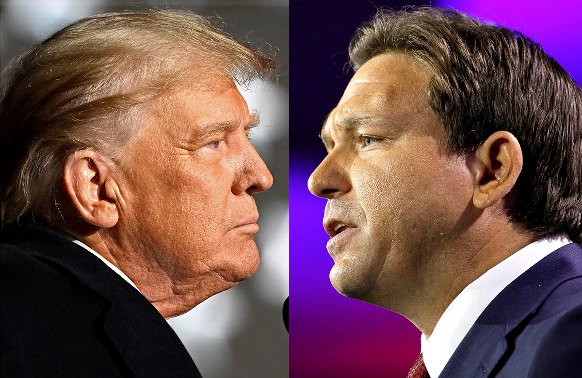 As Ron DeSantis goes coast to coast, Donald Trump fumes As Ron DeSantis goes coast to coast, Donald Trump fumes